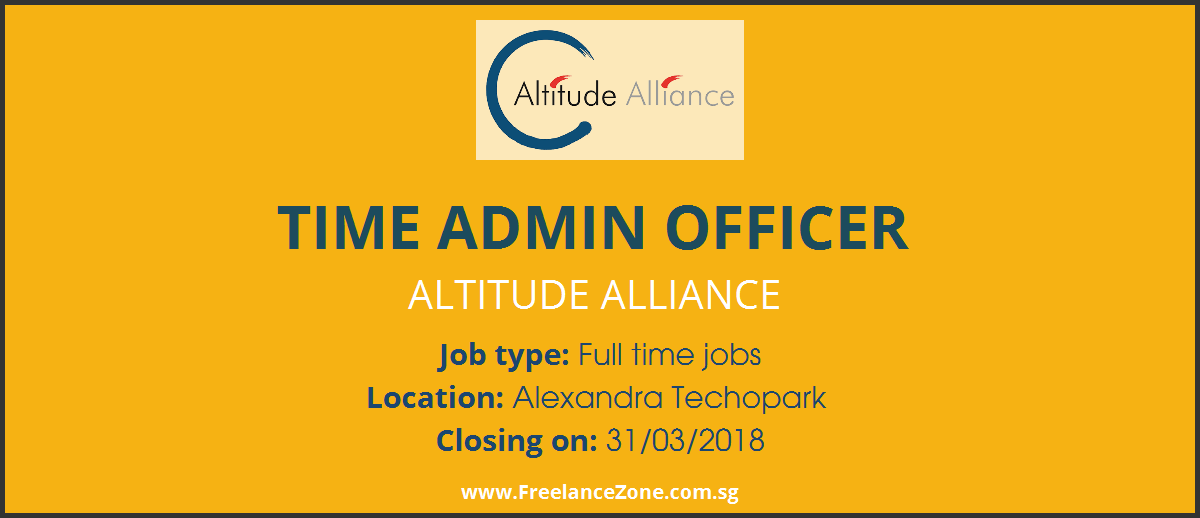 Admin Officer - Fulltime job in Singapore