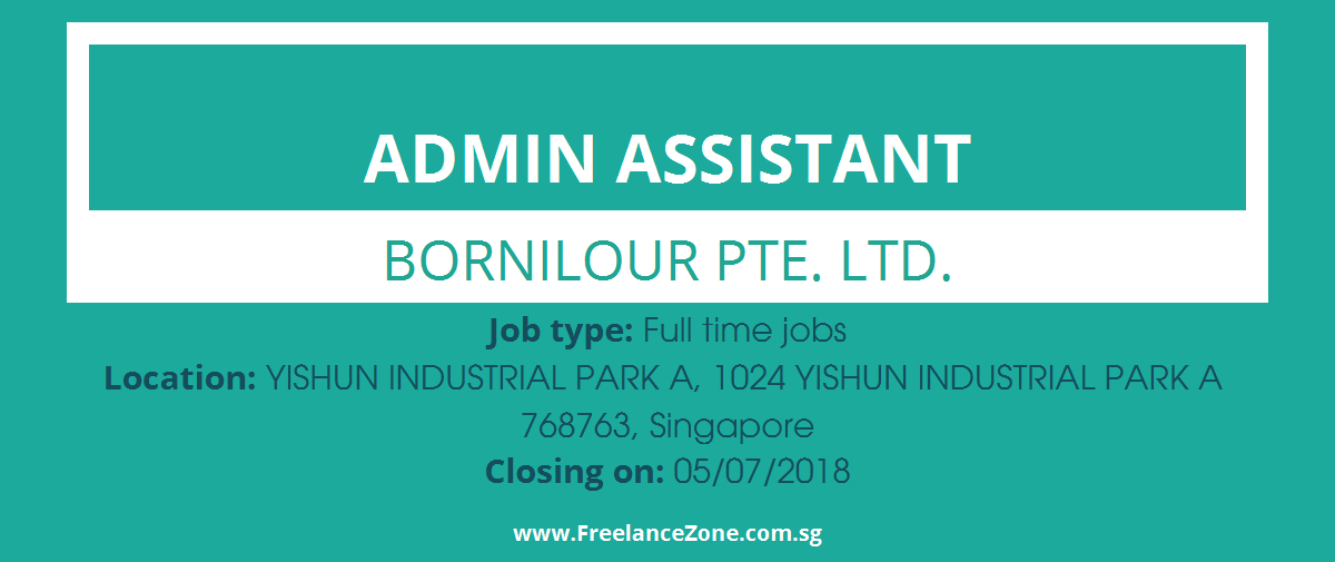 Admin Assistant - Fulltime job in Singapore