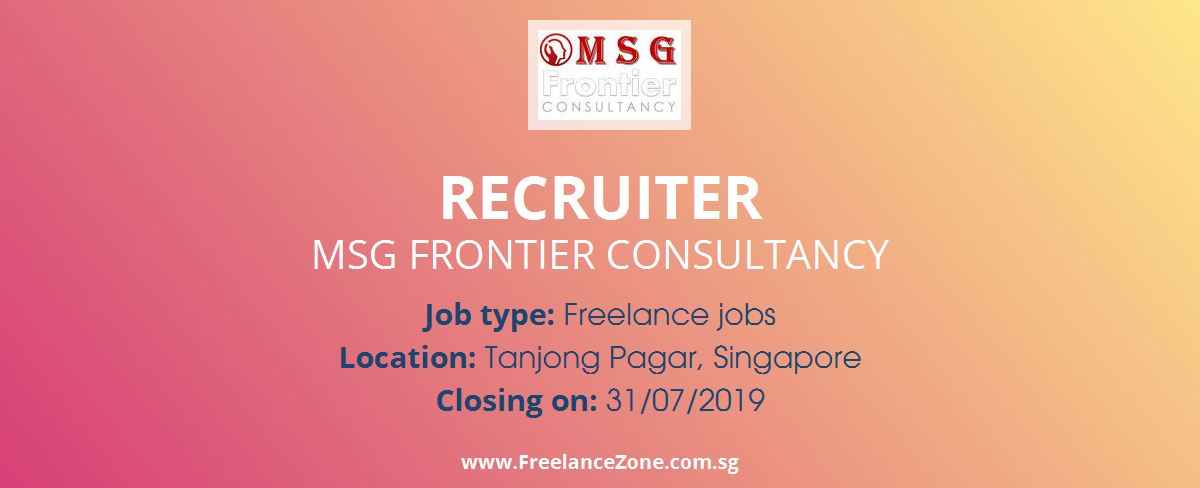 Freelance Recruiter - Freelance job in Singapore