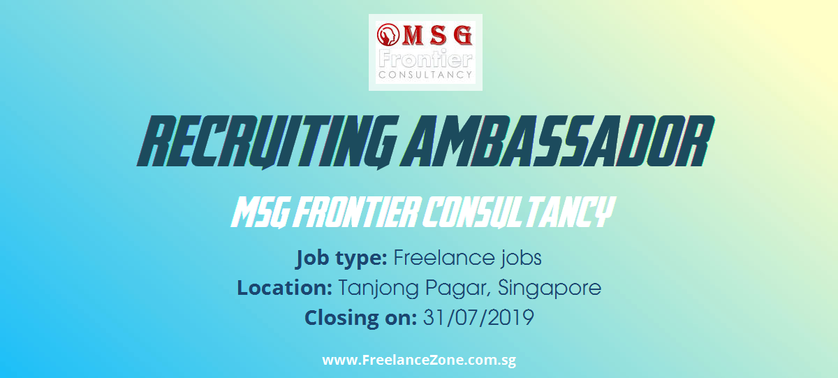 Recruiting Ambassador - Freelance job in Singapore