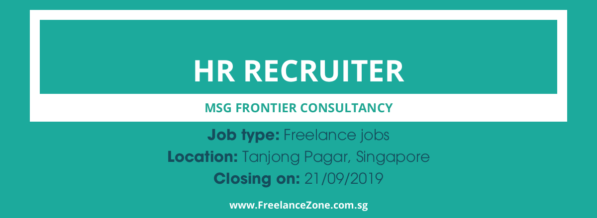 Freelance HR Recruiter - Freelance job in Singapore