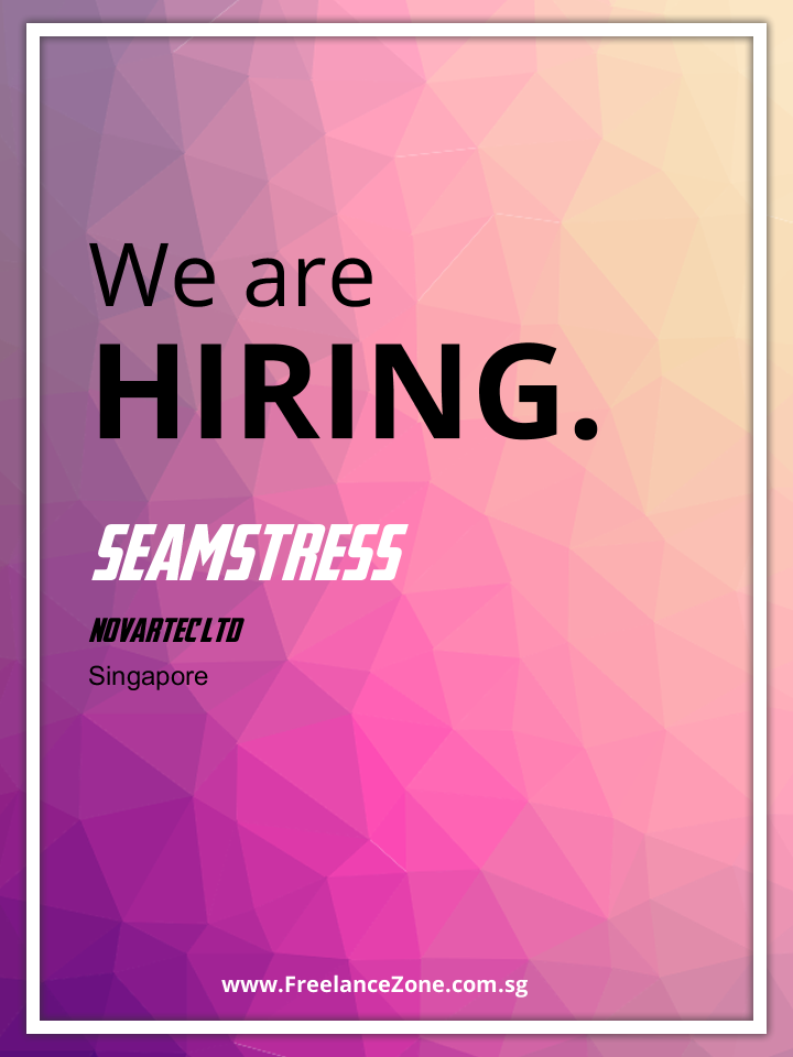 Seamstress - Freelance job in Singapore