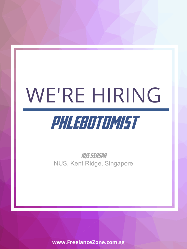 Phlebotomist - Part time job in Singapore
